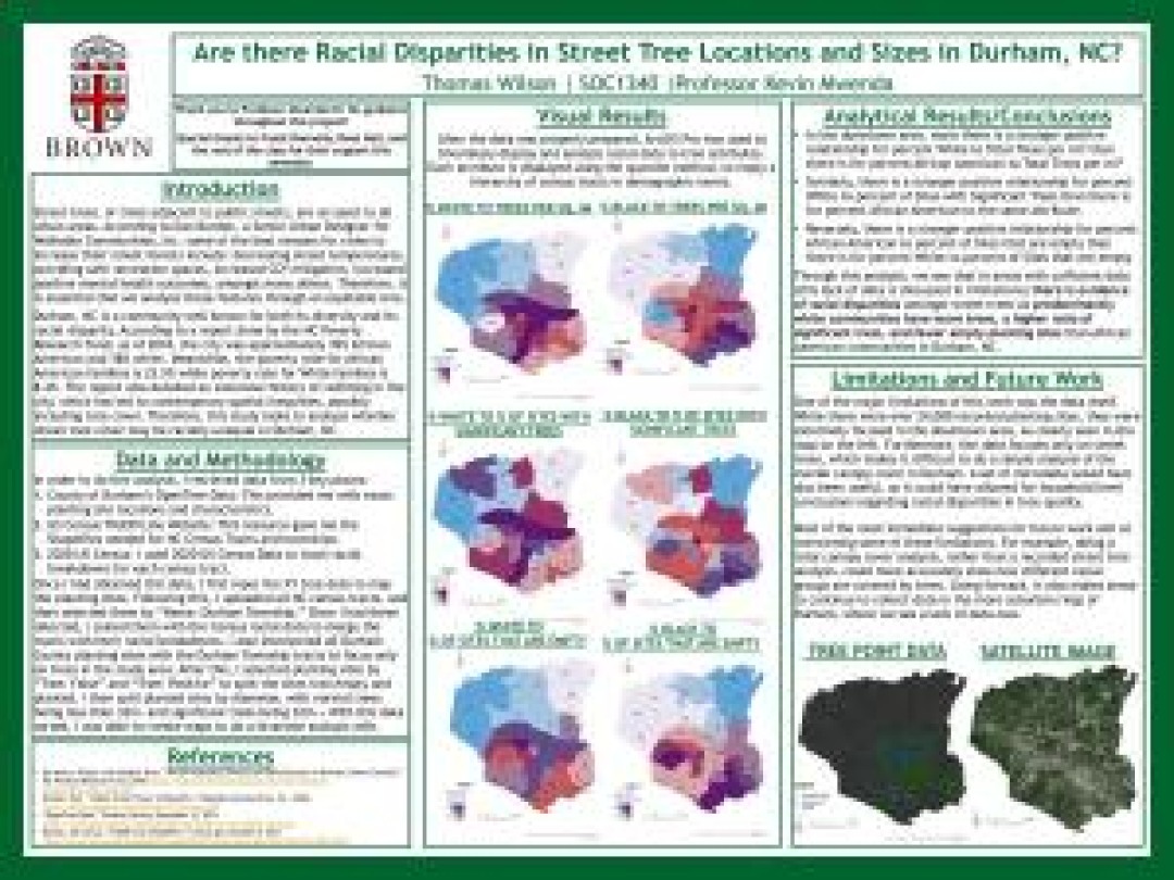 Are there Racial Disparities in Street Tree Locations and Sizes in ...