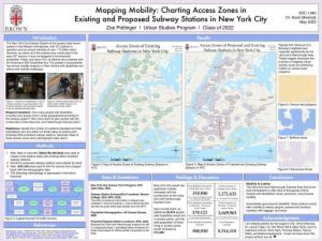 Mapping Mobility: Charting Access Zones in Existing and Proposed Subway ...