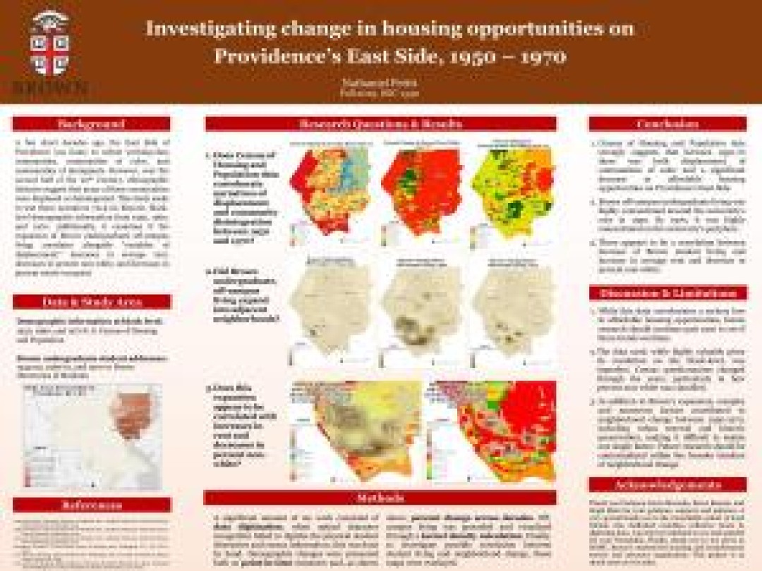 Investigating change in housing opportunities on Providence’s East Side ...